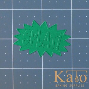 Splat Sign 227-139 Cookie Cutter and Acrylic Stamp - Etsy