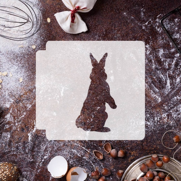 Rabbit Stencil - Etsy