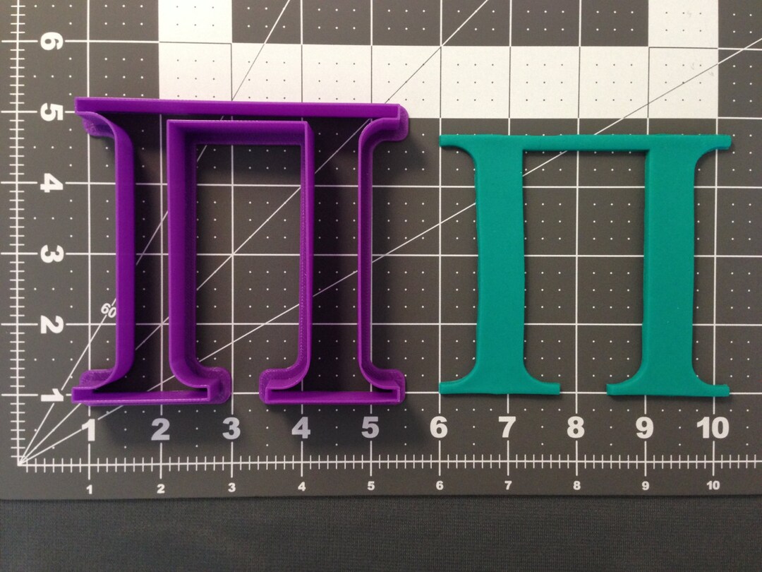 Greek Letter Pi Cookie Cutter - Etsy