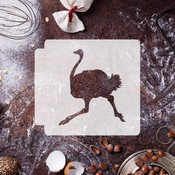 Ostrich Stencil