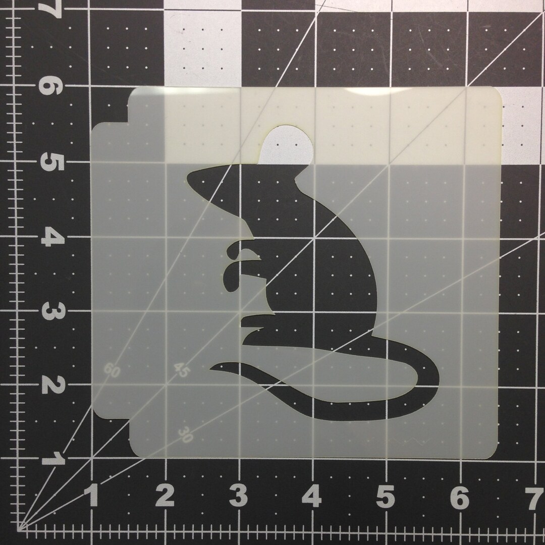 Mouse 100 Stencil - Etsy