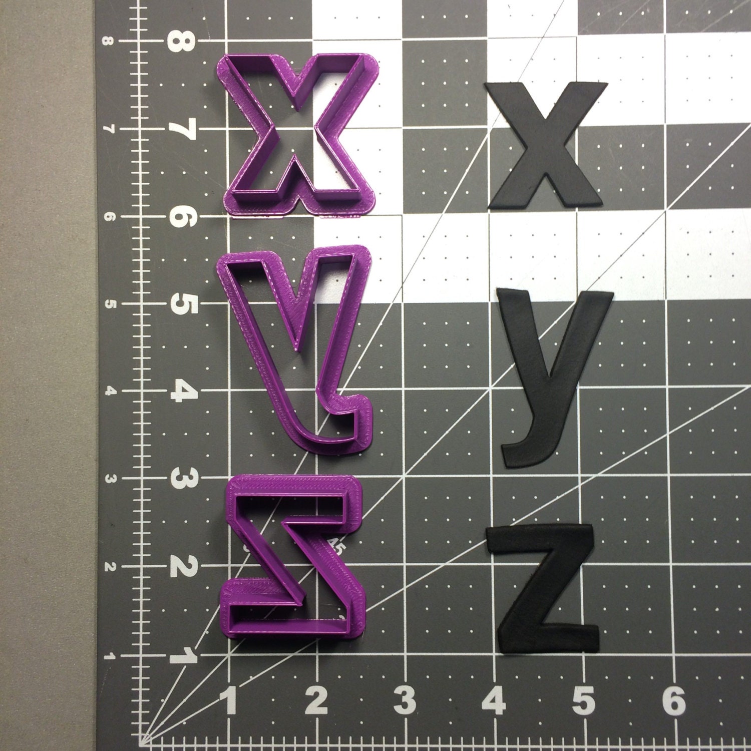 Arial Bold Lowercase Cookie Cutter Set - Etsy