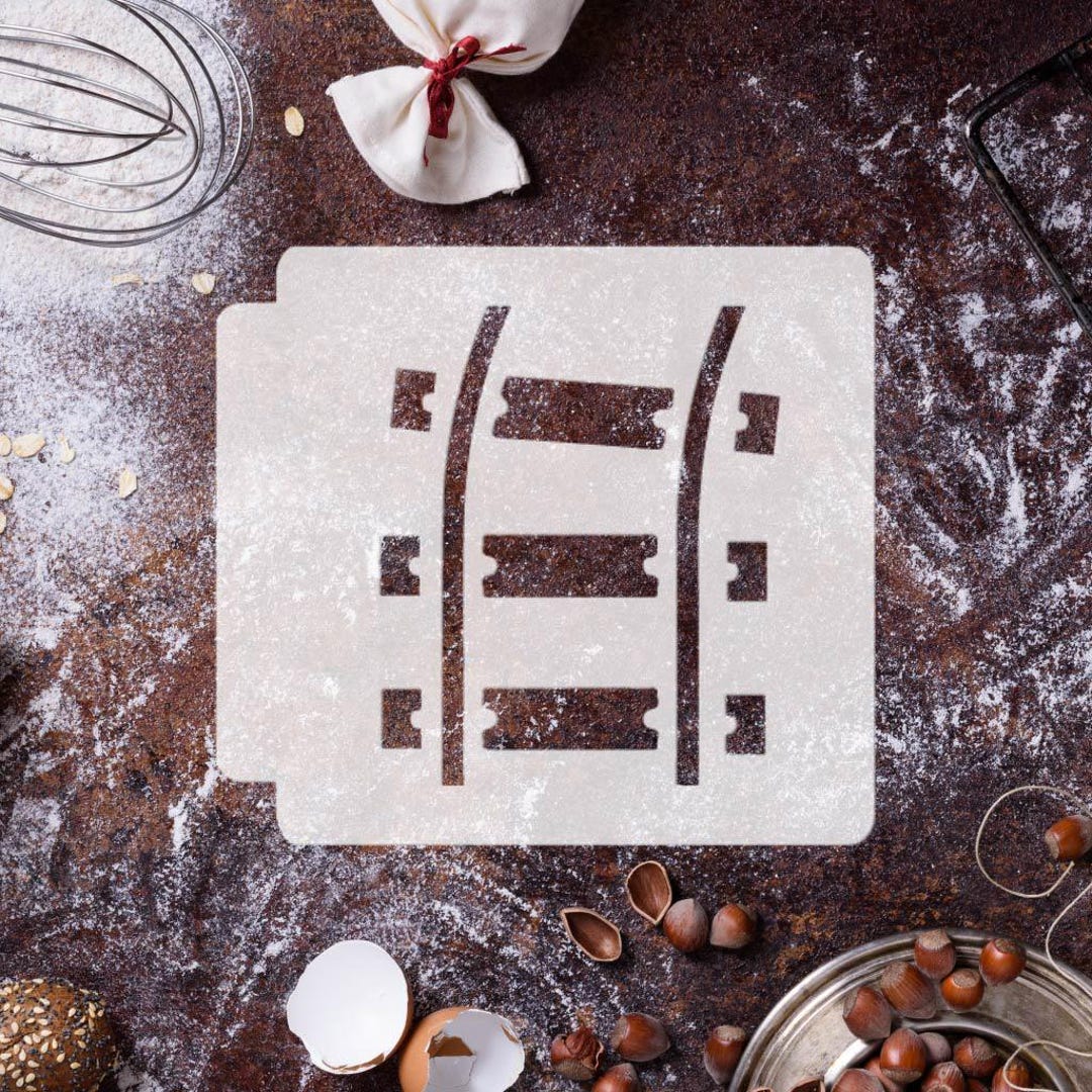 Train Track 783-J149 Stencil - Etsy