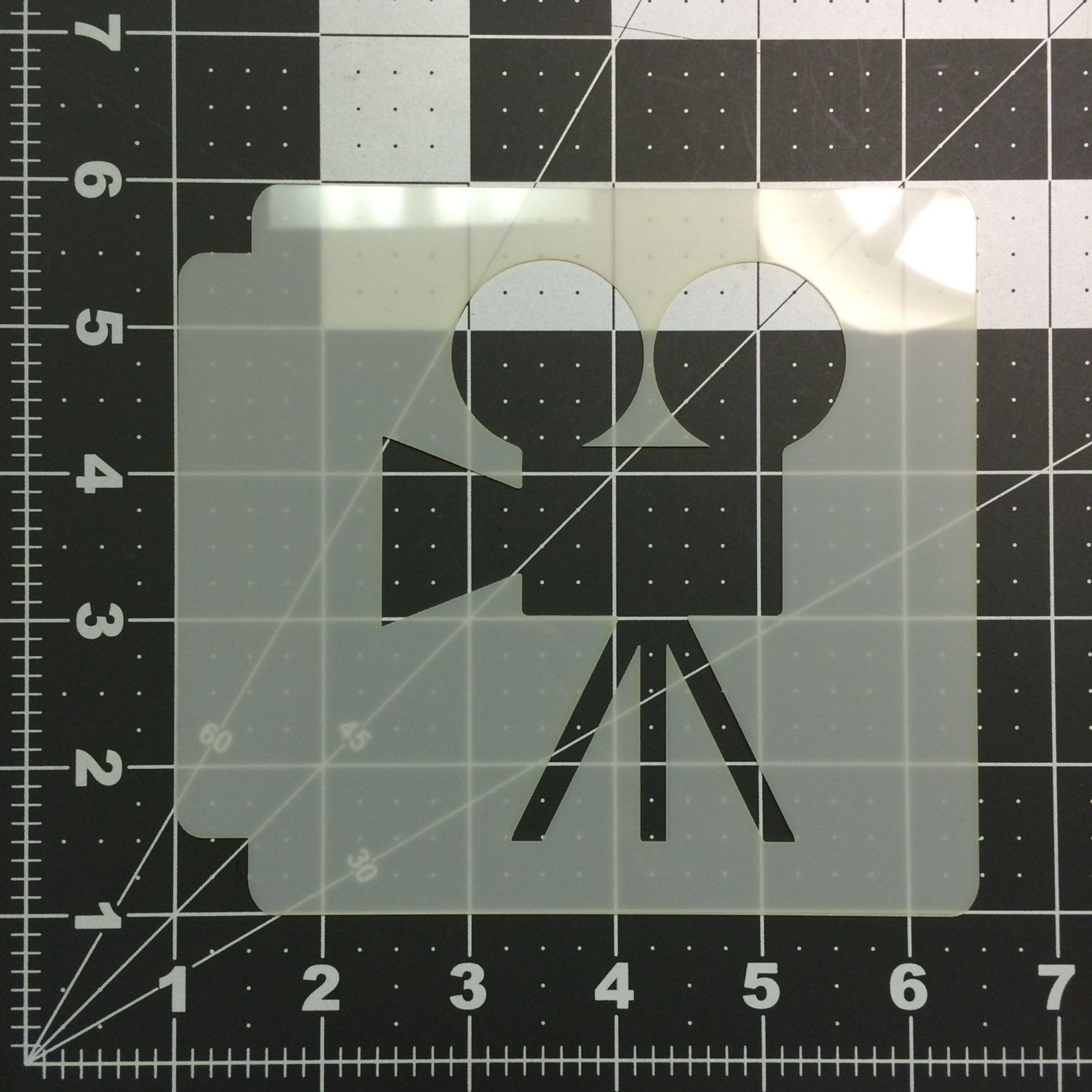 Movie Camera 100 Stencil - Etsy