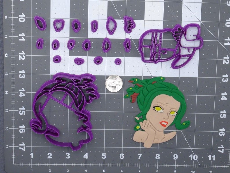 Medusa Snake Head 266-E450 Cookie Cutter Set - Etsy