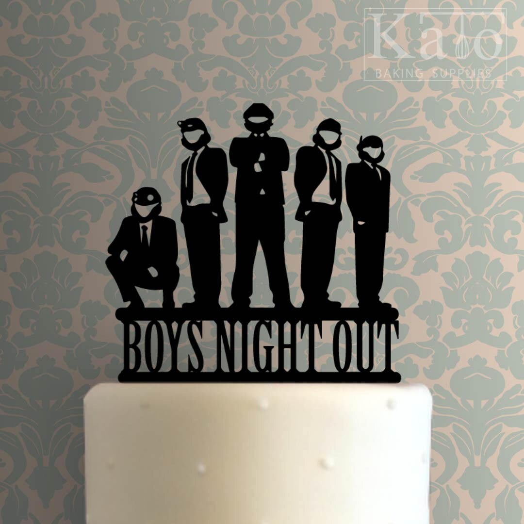 Boys Night Out 100 Cake Topper - Etsy