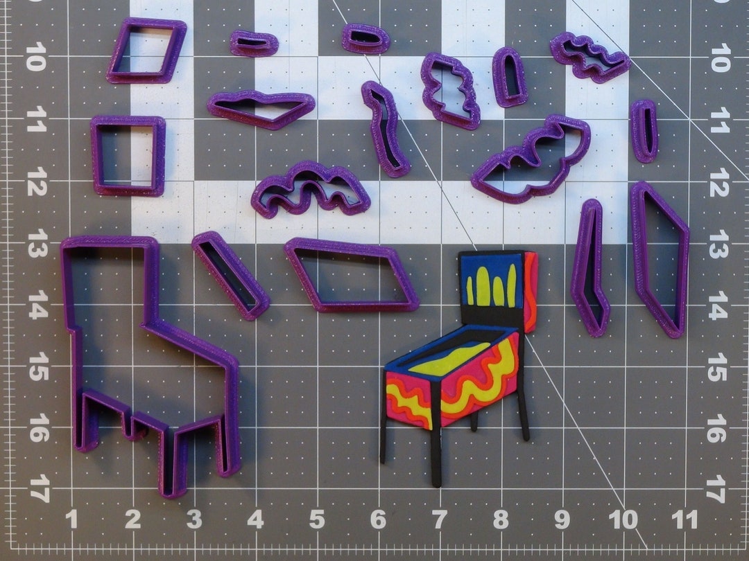 Pinball Machine 266-B643 Cookie Cutter Set - Etsy