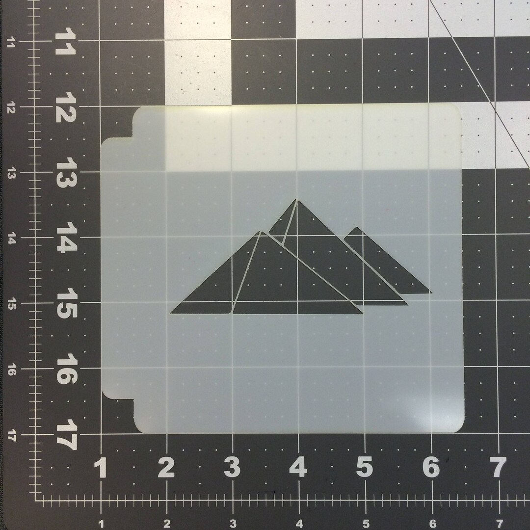 Pyramid 101 Stencil - Etsy
