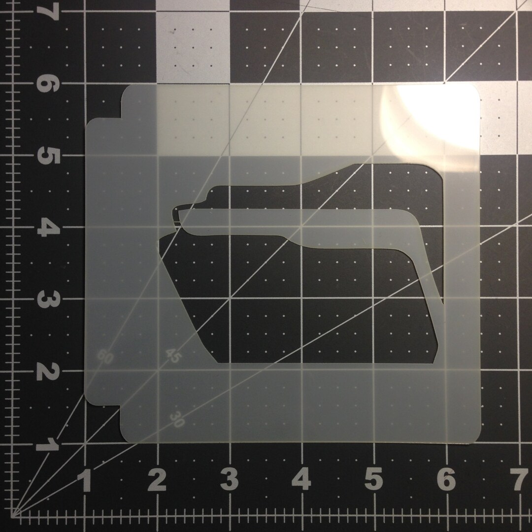 File Icon 100 Stencil - Etsy
