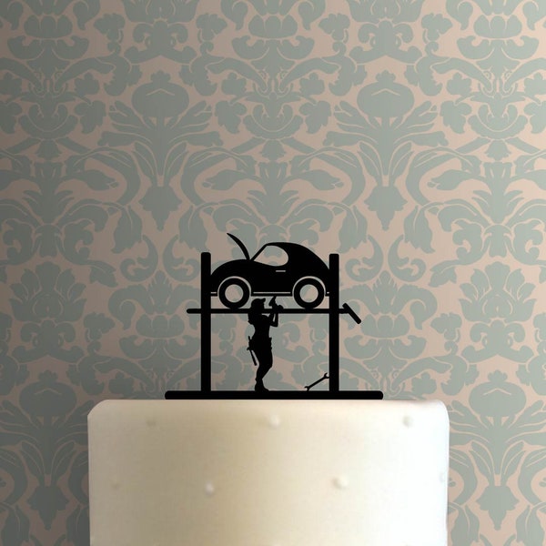 Auto Mechanic Cake Topper - Etsy