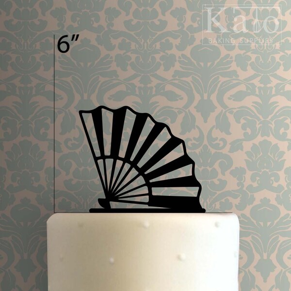 Paper Fan Cake Topper - Etsy