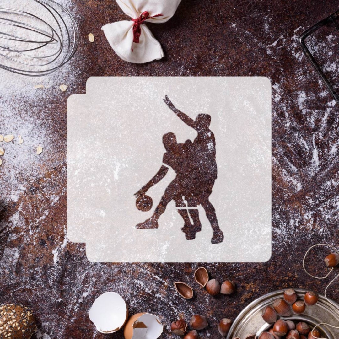 Basketball Players 783-F107 Stencil - Etsy