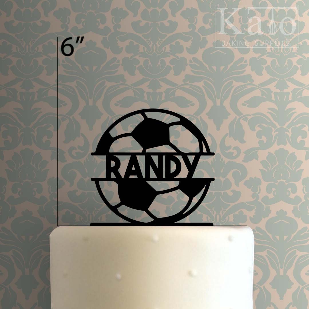 Custom Soccer Ball 225-304 Cake Topper - Etsy