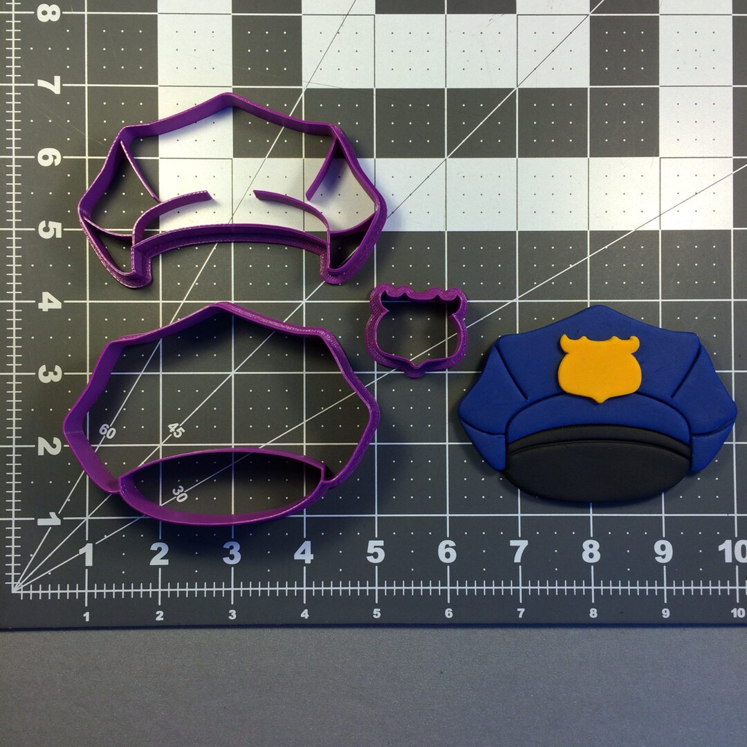 Police Hat 101 Cookie Cutter Set - Etsy