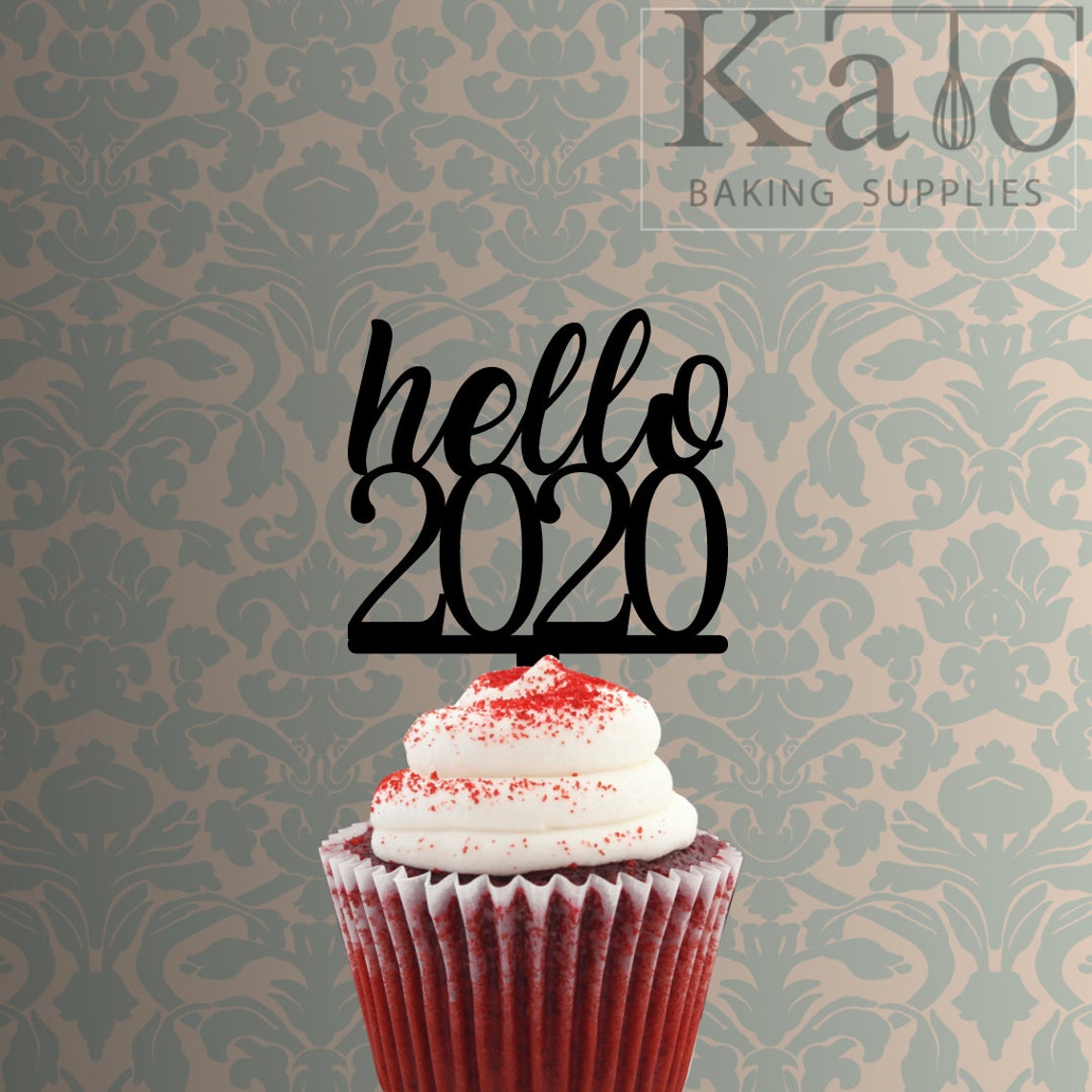 Hello 2020 228-245 Cupcake Topper - Etsy