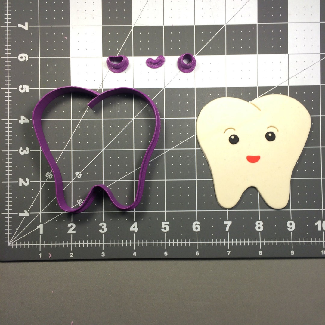 Tooth 101 Cookie Cutter Set - Etsy