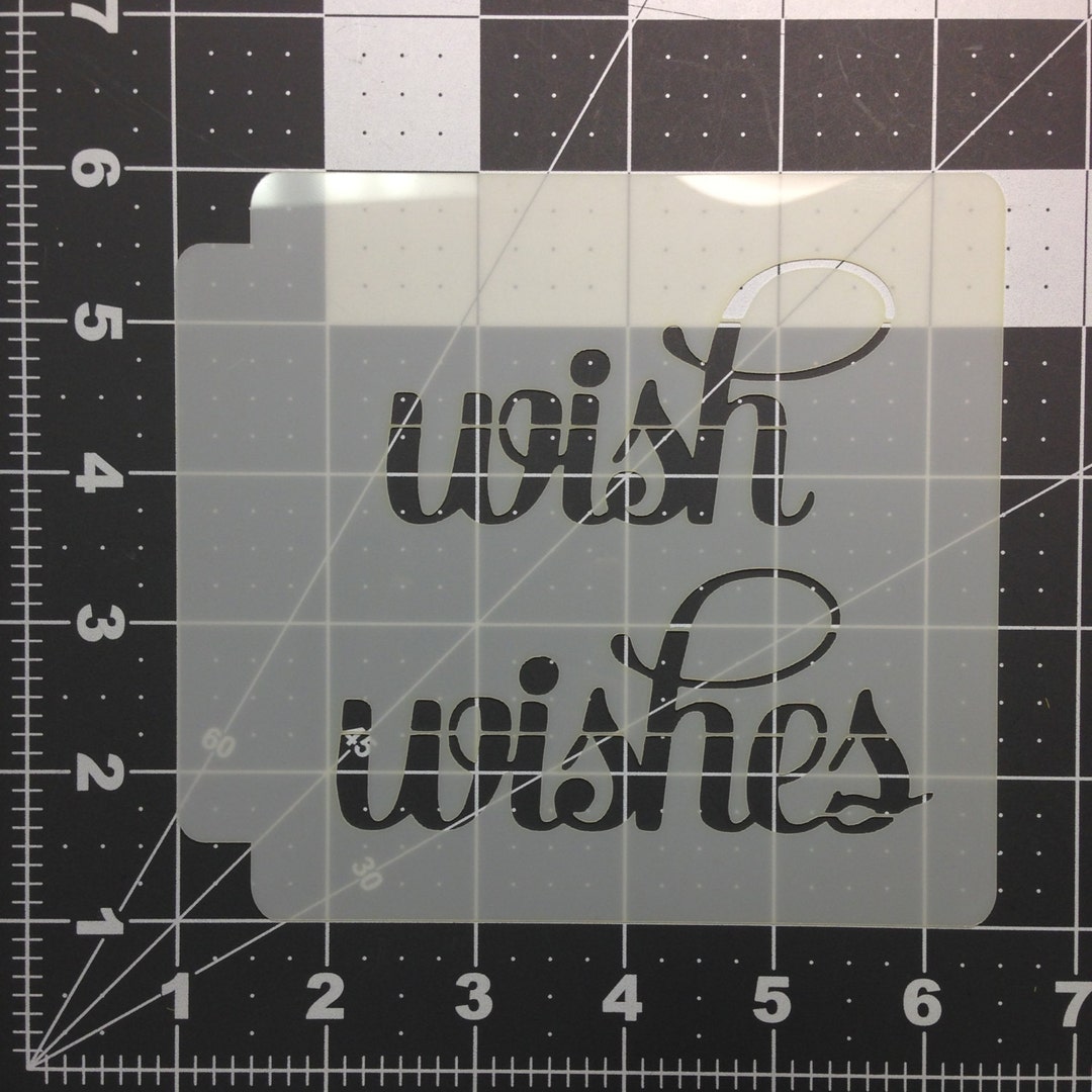 Wish Wishes 100 Stencil - Etsy