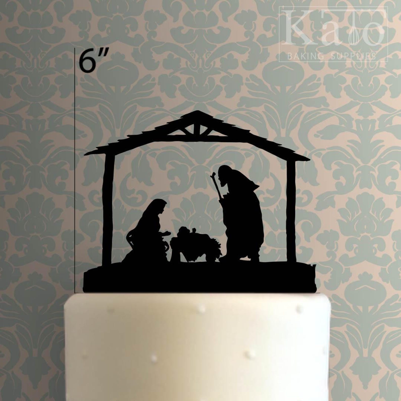 Nativity 100 Cake Topper | Etsy