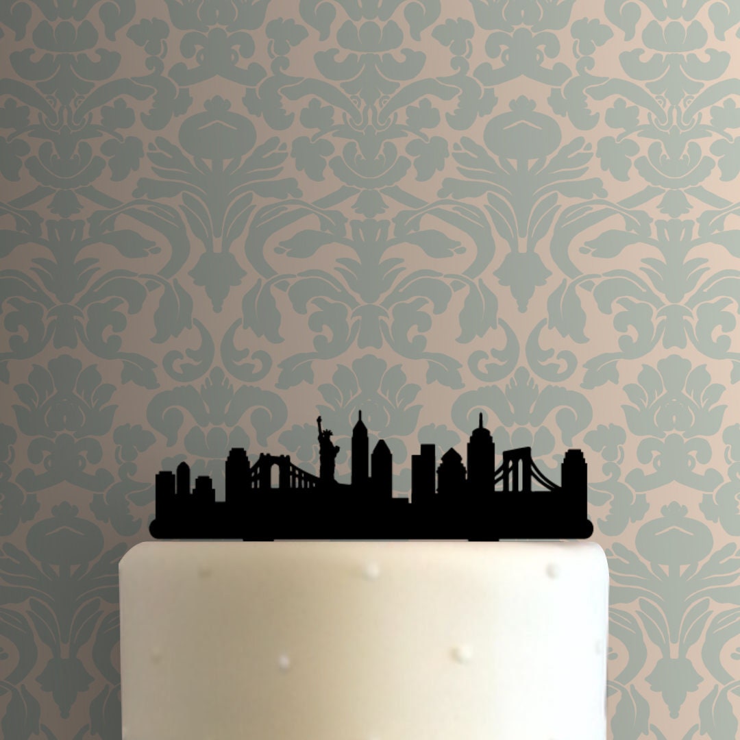 New York Skyline 225-A022 Cake Topper - Etsy