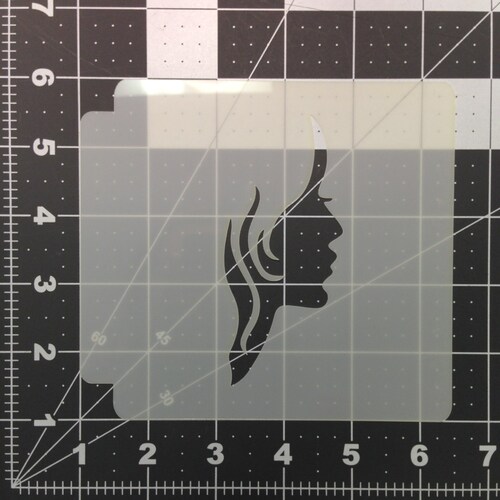 Women Stencil Woman's Face Stencil Custom Stencil Any - Etsy