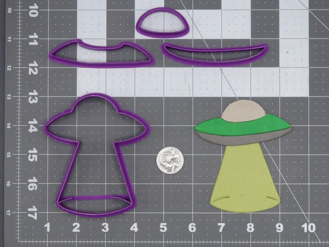 Alien Spaceship 266-K696 Cookie Cutter Set - Etsy