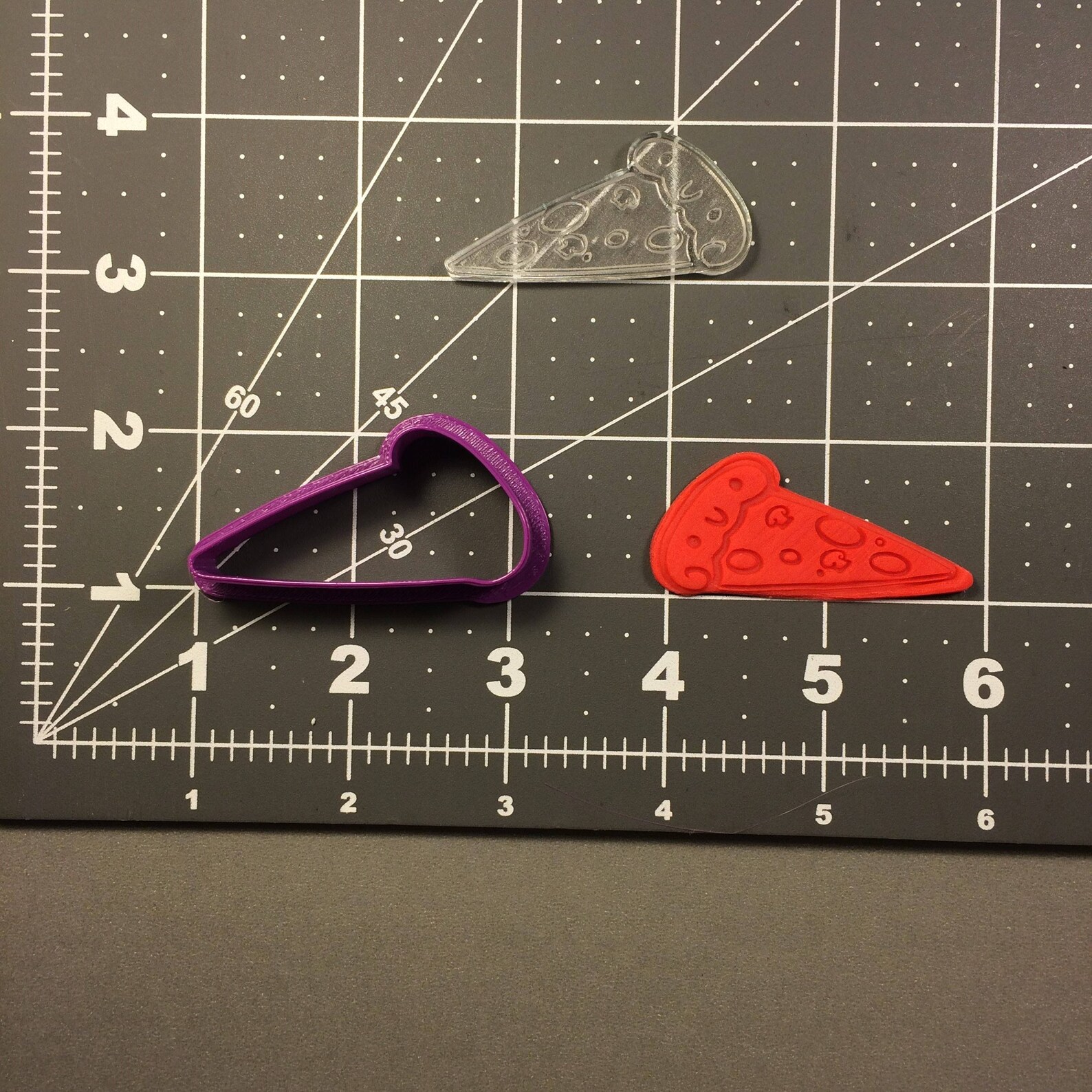 Pizza 100 Cookie Cutter and Stamp (embossed) - Etsy