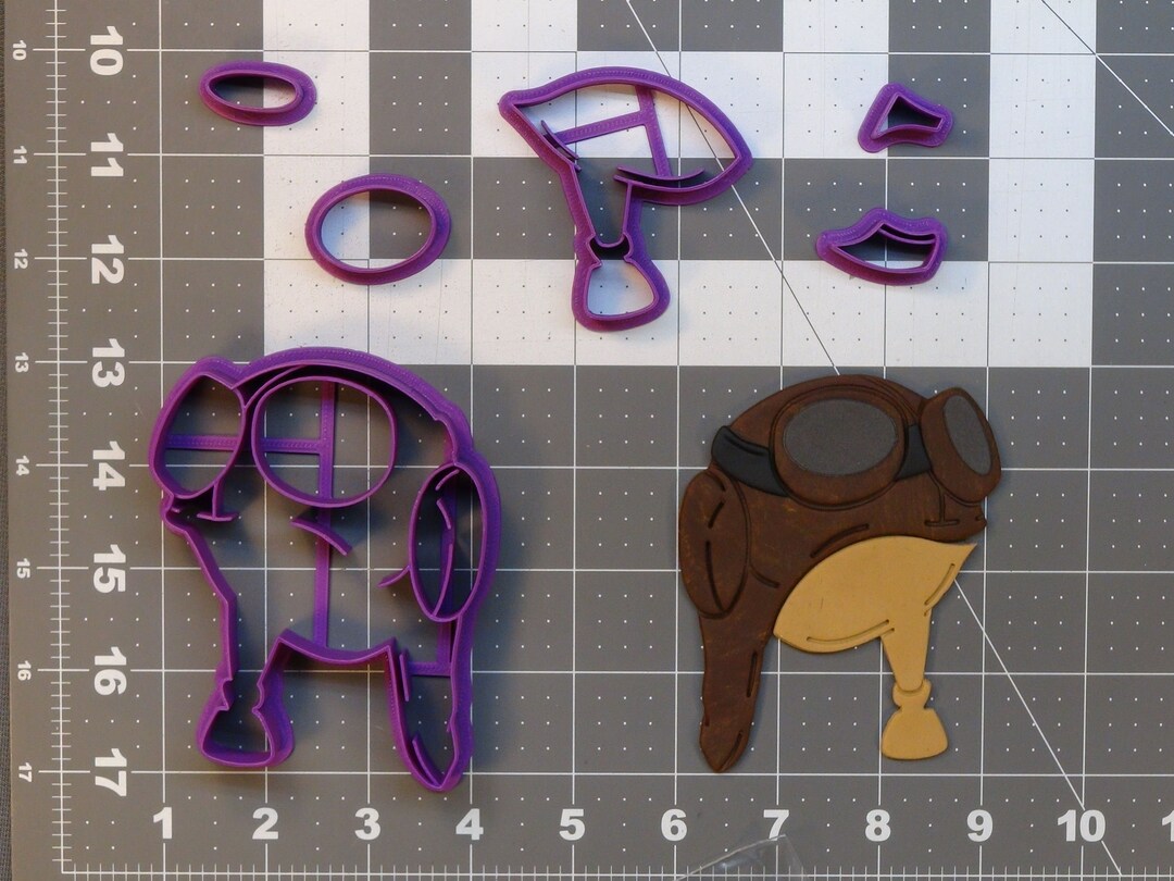 Aviator Hat and Goggles 266-A875 Cookie Cutter Set - Etsy