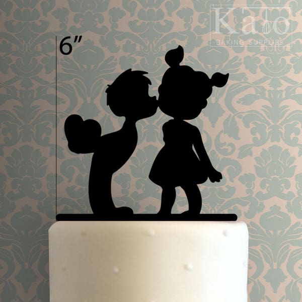 Kiss on Cheek Topper - Etsy