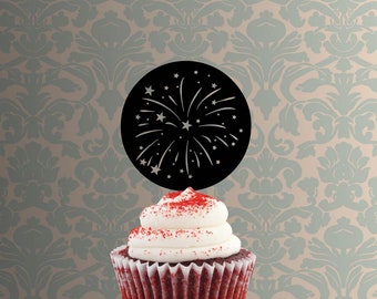 Firework Cake Topper - Etsy