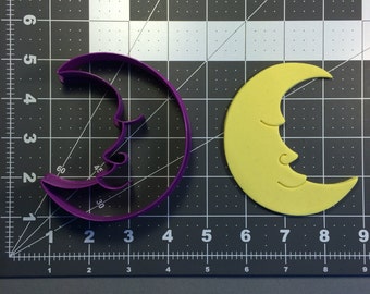 Man in the Moon Cookie Cutter and Fondant Cutter and Clay Cutter - Etsy