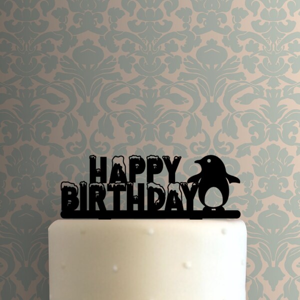 Penguin Cake Topper - Etsy