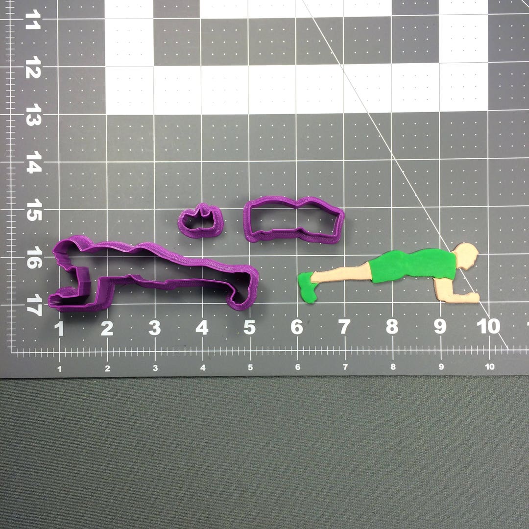 Gym Pose 101 Cookie Cutter Set - Etsy