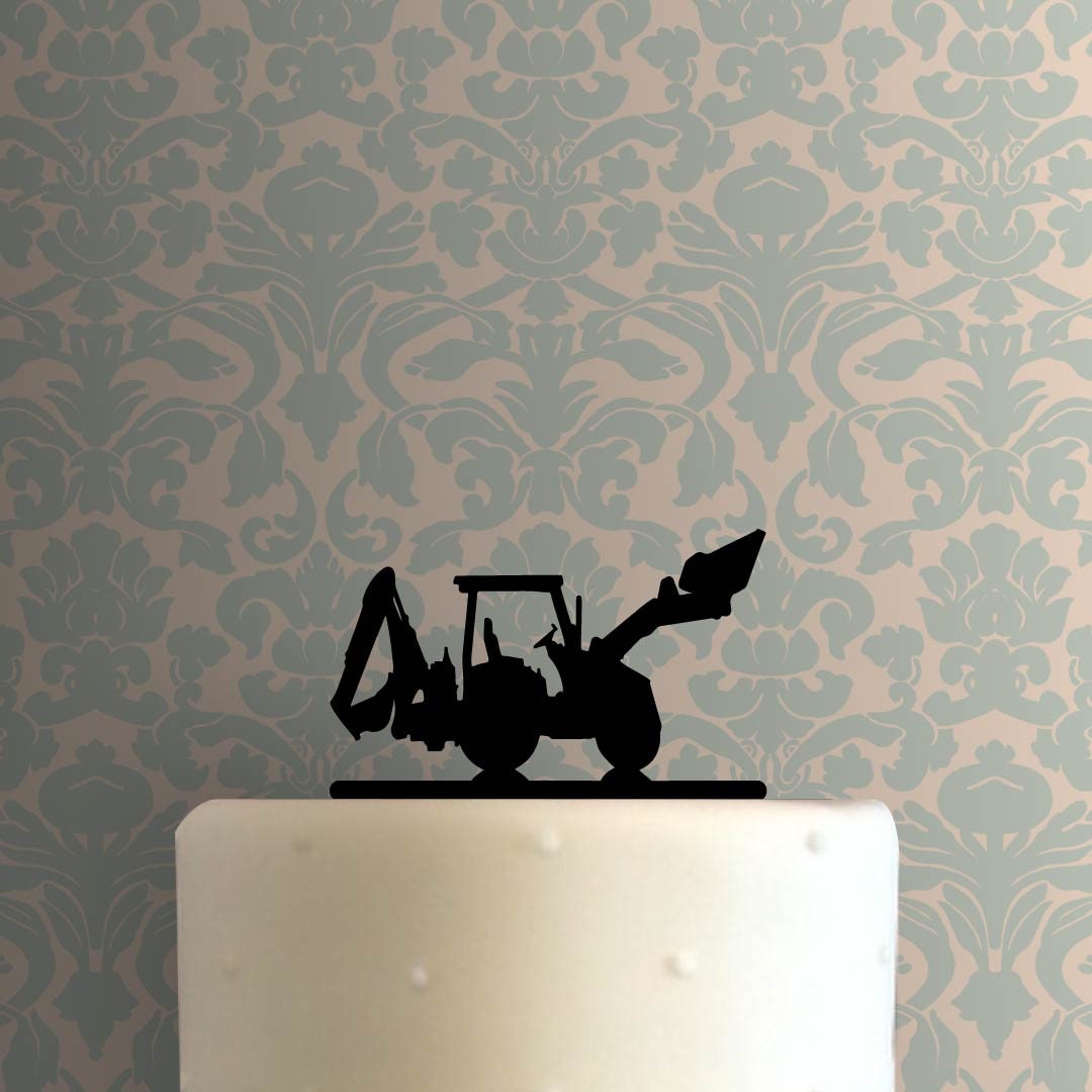 Backhoe Tractor 225-B472 Cake Topper - Etsy