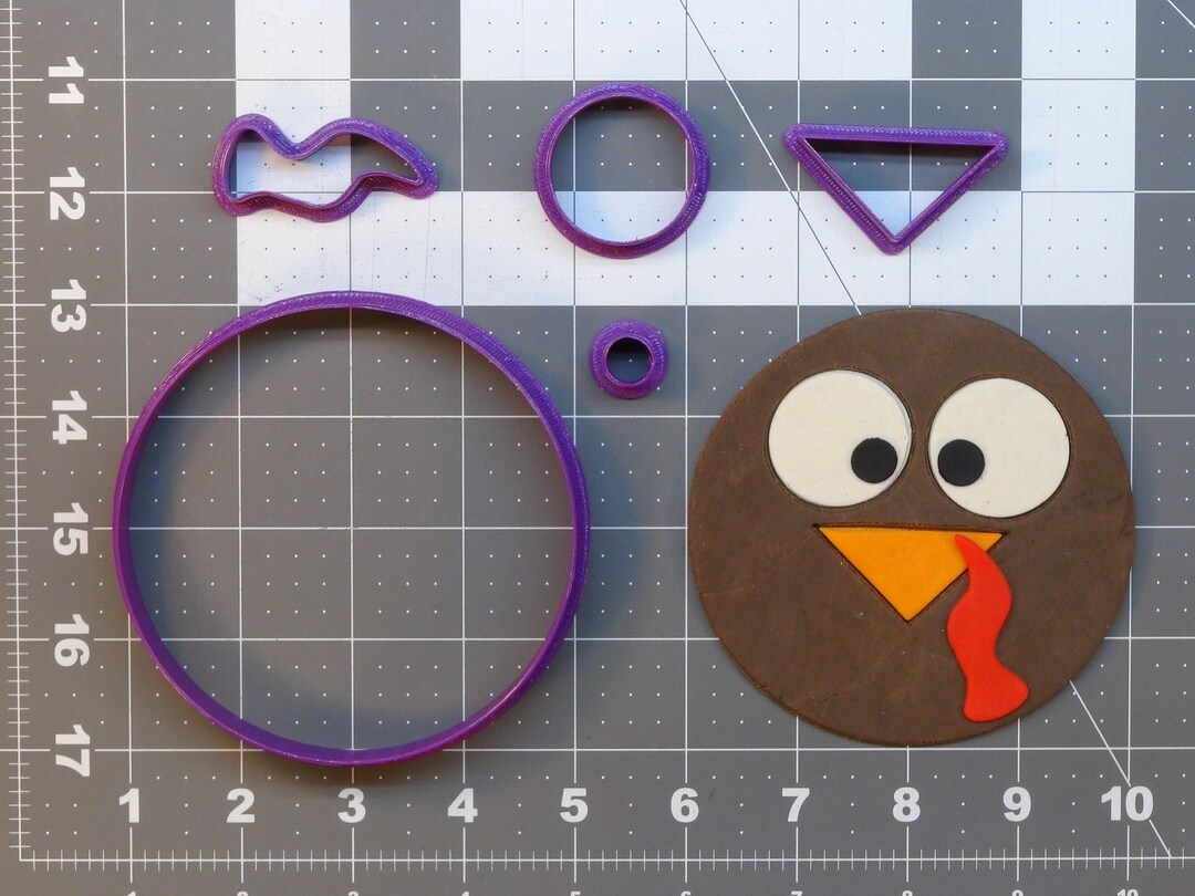 Turkey Face 266-A273 Cookie Cutter Set - Etsy