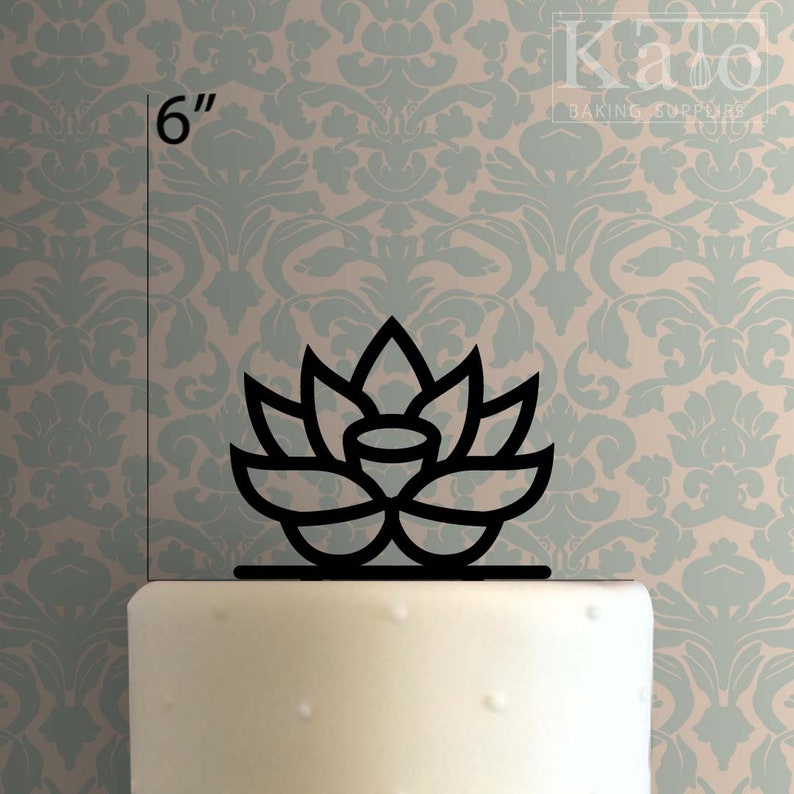 Lotus 225-453 Cake Topper - Etsy