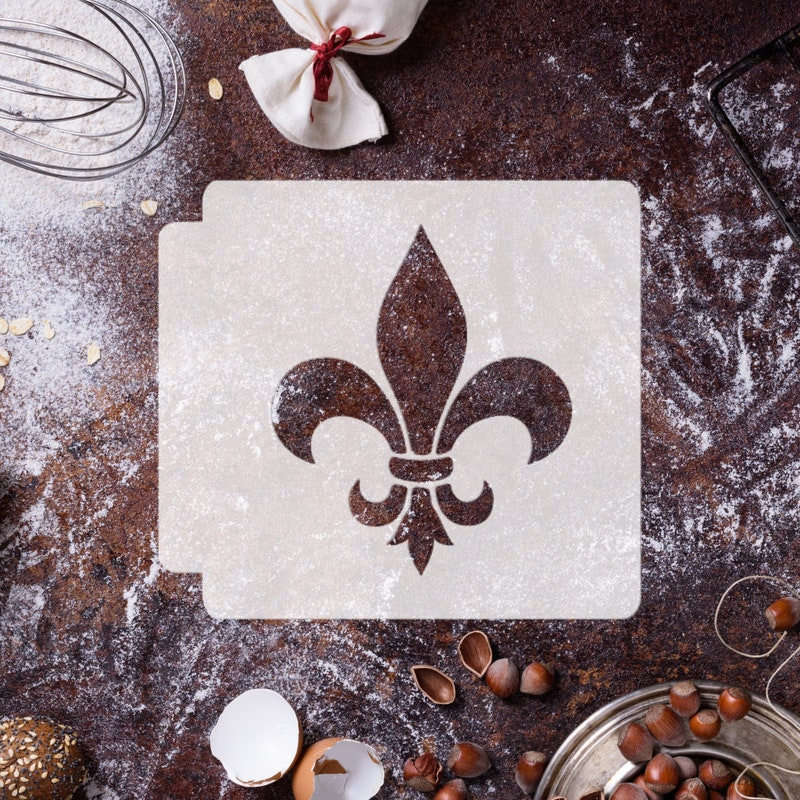 Fleur De Lis Stencil - Etsy