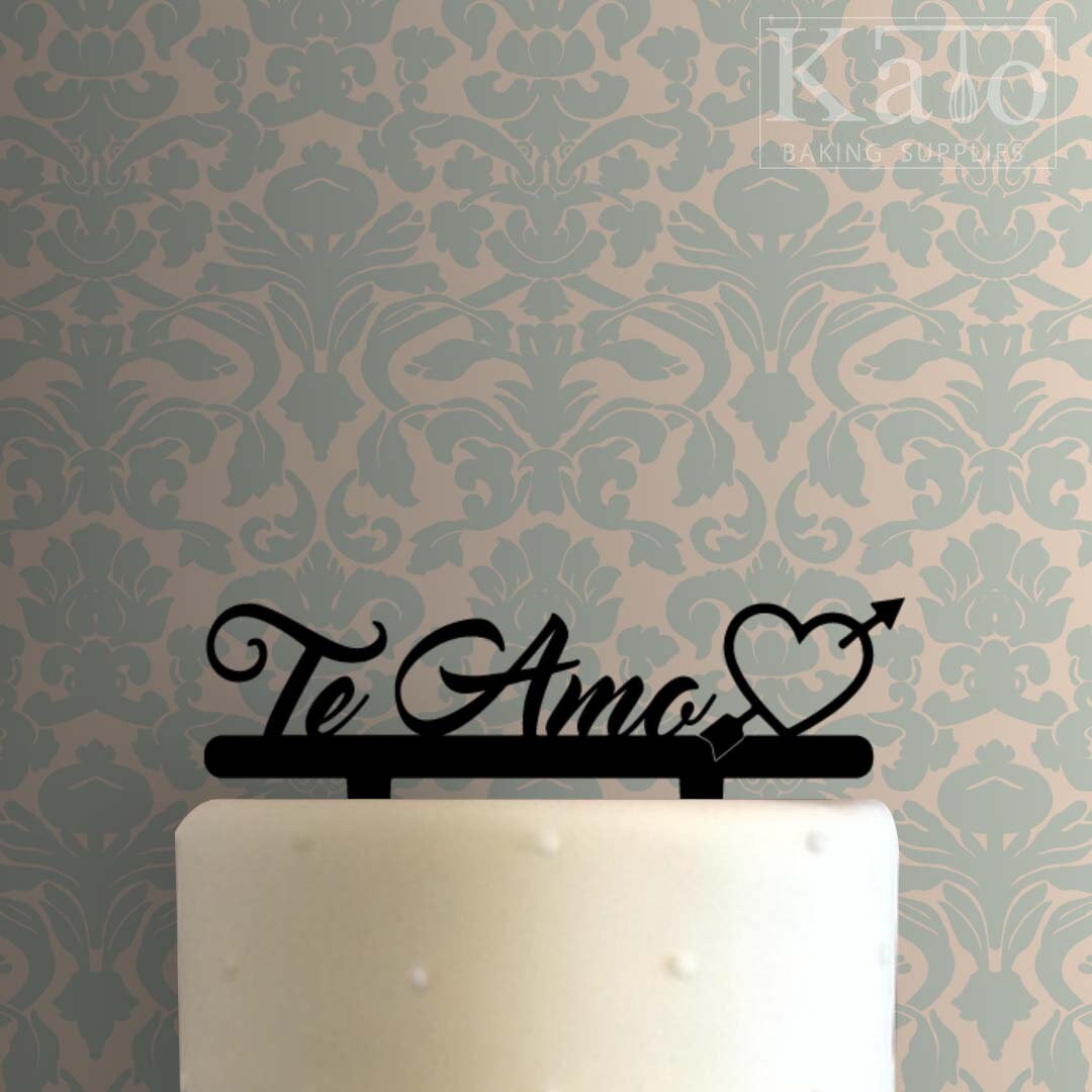 Te Amo- I Love You 225-336 Cake Topper - Etsy