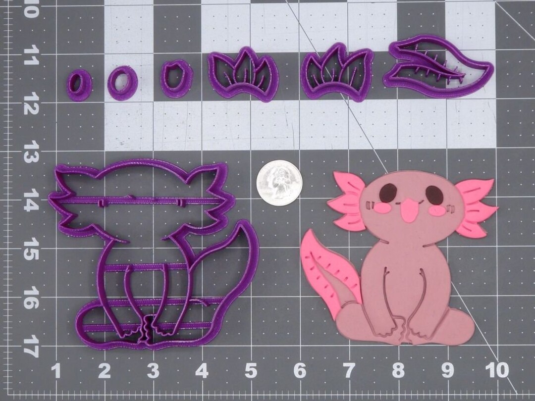 Axolotl Body 266-I222 Cookie Cutter Set - Etsy