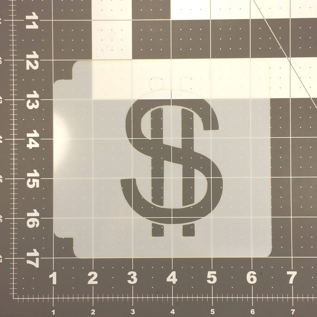 Dollar Sign 100 Stencil - Etsy