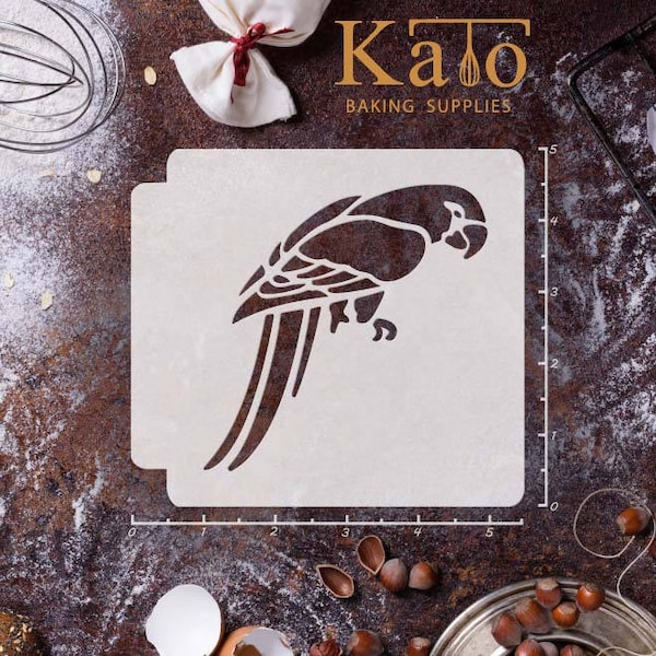 Parrot Stencil - Etsy