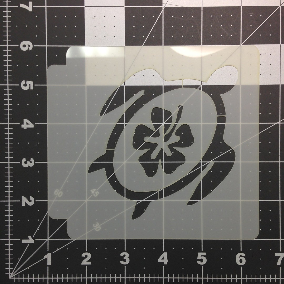 Turtle 101 Stencil - Etsy