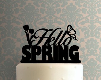 Spring Cake Topper | Etsy