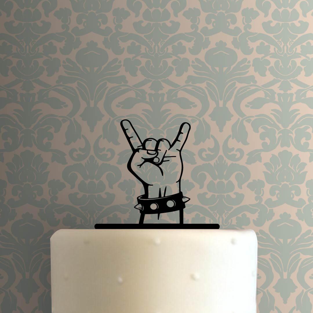Punk Rock Hand 225-C147 Cake Topper - Etsy
