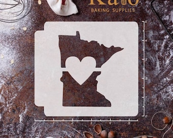 Minnesota State Stencil - Etsy