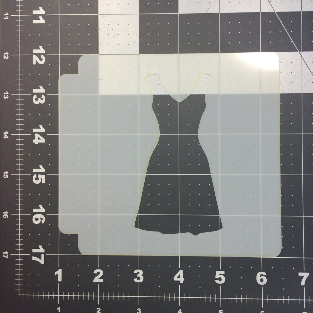 Dress 100 Stencil - Etsy