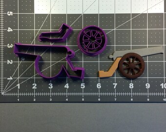 Field Artillery Crossed Cannons Cookie and Fondant Cutter - Etsy