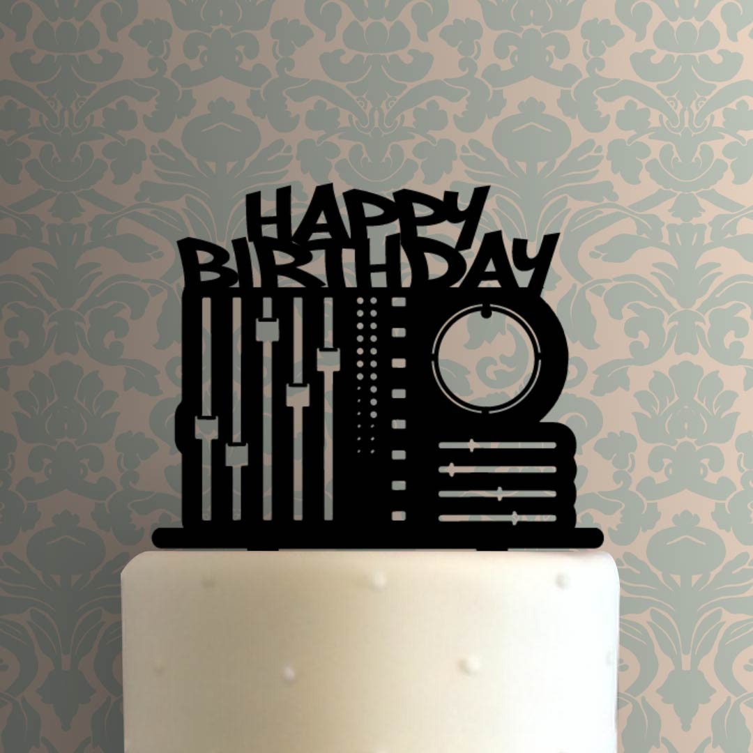 DJ Mixer Happy Birthday 225-A800 Cake Topper - Etsy Österreich