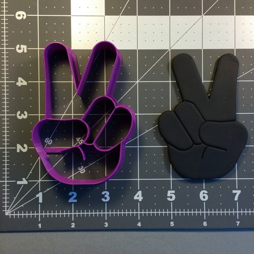 Peace Sign Cookie Cutter - Etsy