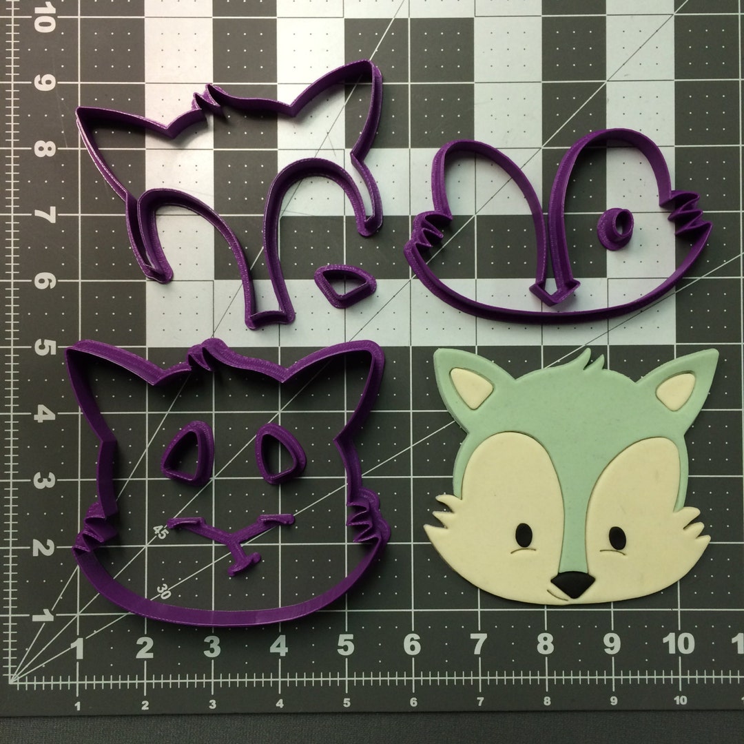 Fox 101 Cookie Cutter Set - Etsy