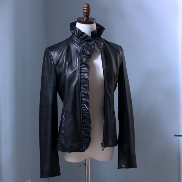 Leather Ruffle - Etsy